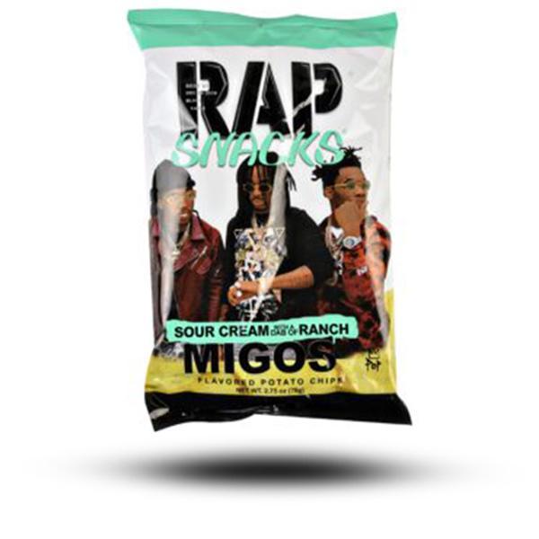Rap Snacks Sour Cream with a dab of Ranch Migos 71g EU